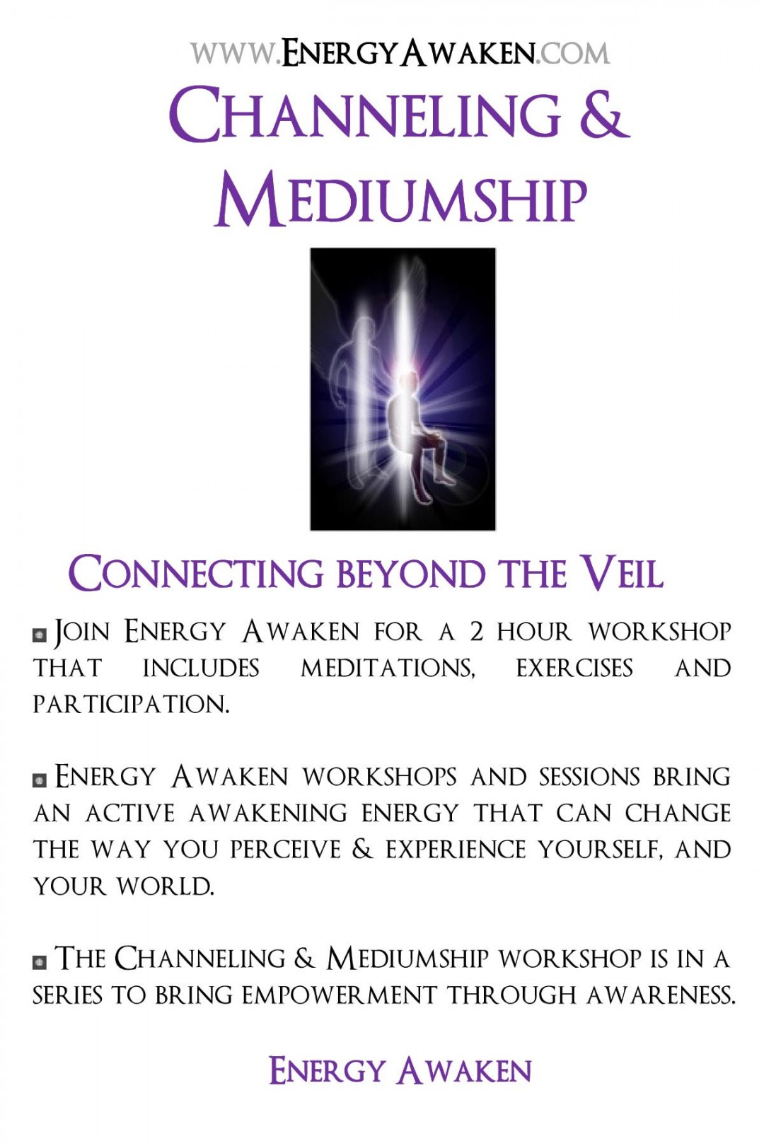 Channeling & Mediumship - Energy Awaken